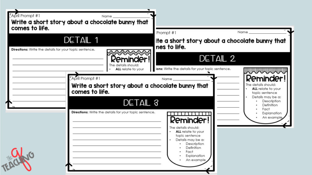Guided Paragraph Writing Step-by-Step Instruction
