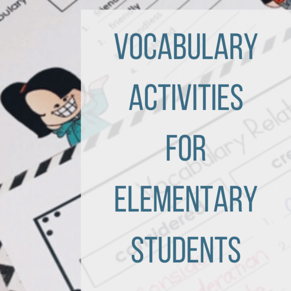 The Teaching Q vocabulary activities for elementary students