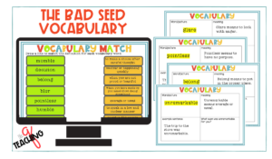 The Bad Seed Activities for Balanced Literacy - The Teaching Q