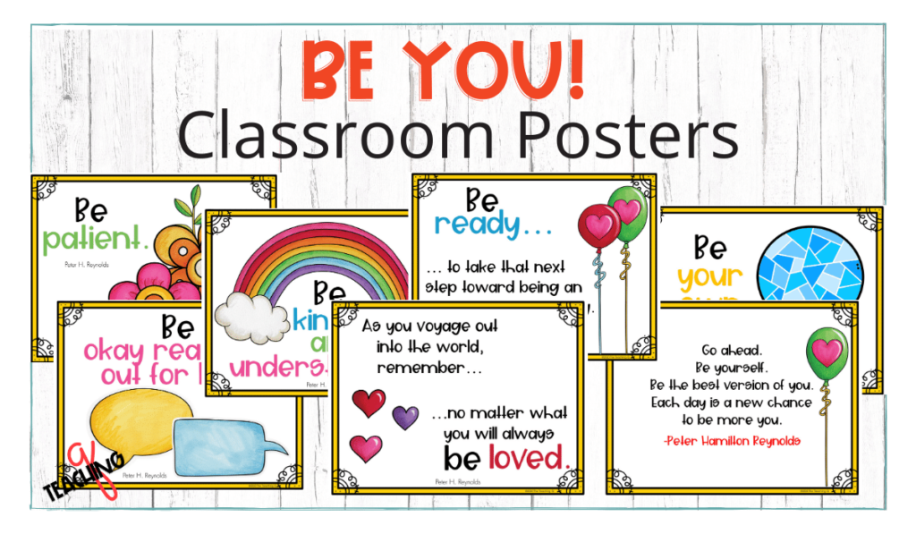 Peter H Reynolds Be You! Book Activities for the Big Win - The Teaching Q