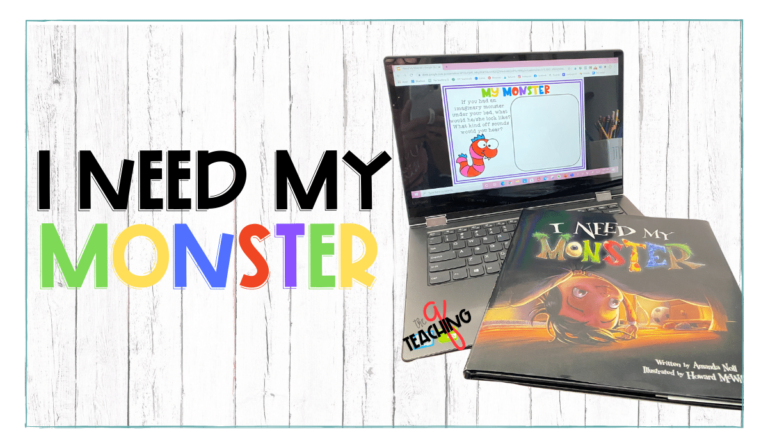 I Need My Monster Activities that Free Childhood Fears - The Teaching Q
