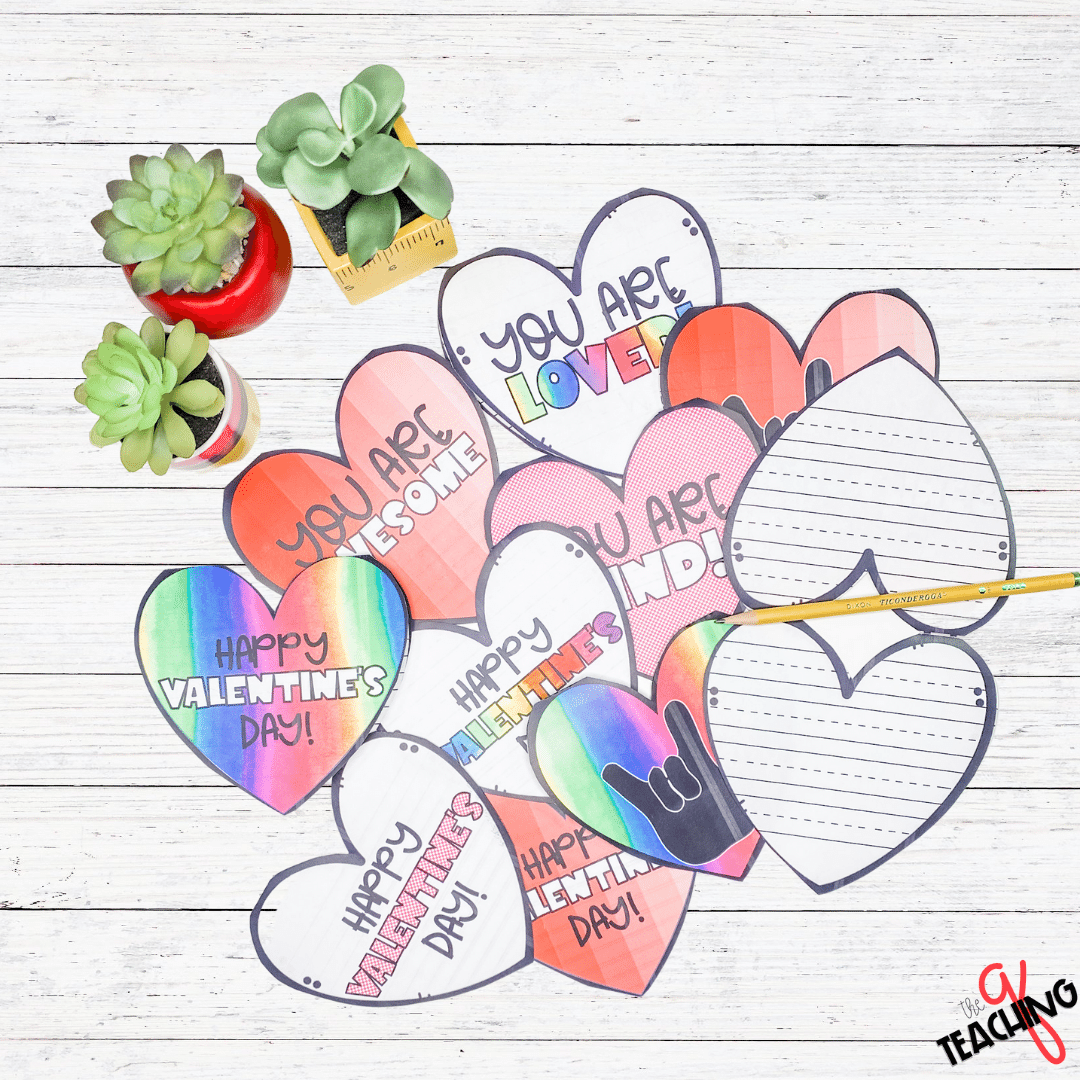 Valentine Card Writing to Sneak in More Writing - The Teaching Q