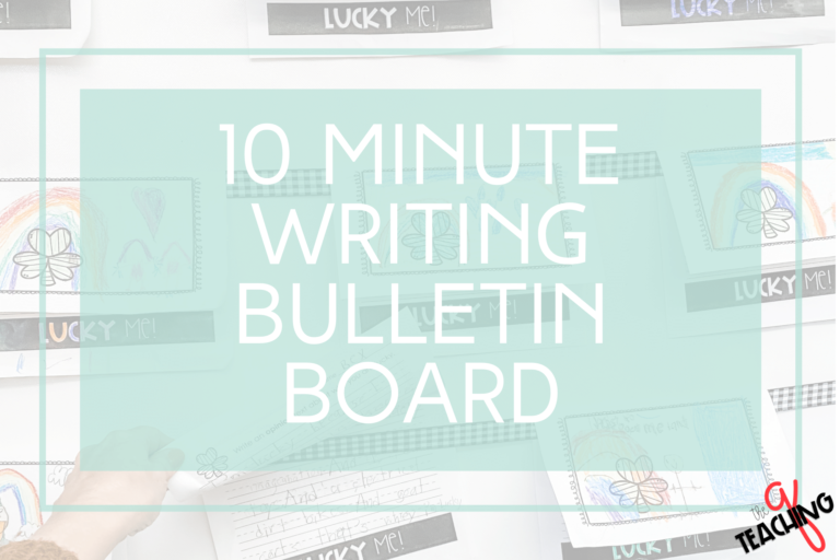 Writing Bulletin Board Set Up in Less Than 10-Minutes - The Teaching Q