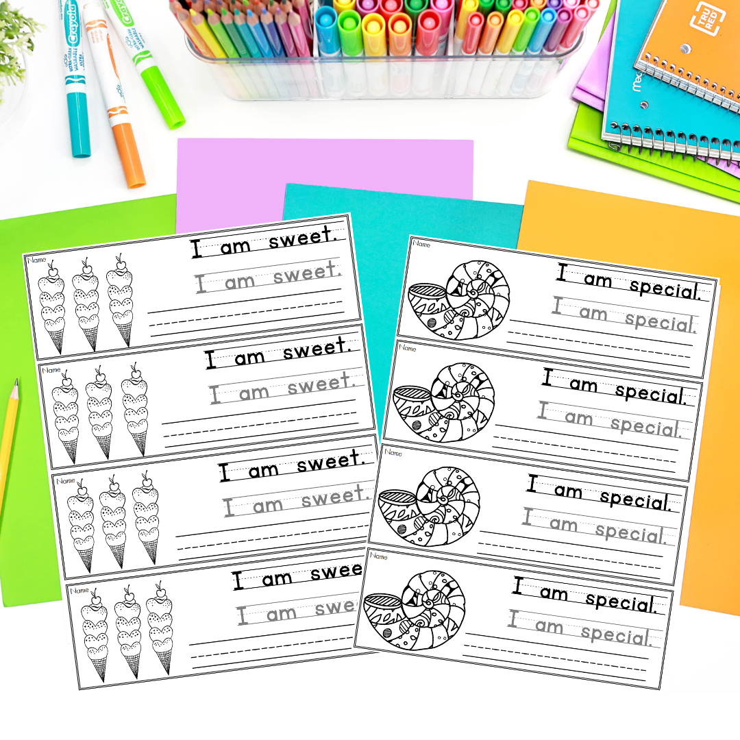 Daily Printing Worksheets for Students with a Unique Twist - The Teaching Q