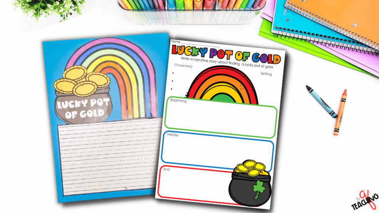 St. Patrick’s Day Writing with a Little Gold - The Teaching Q