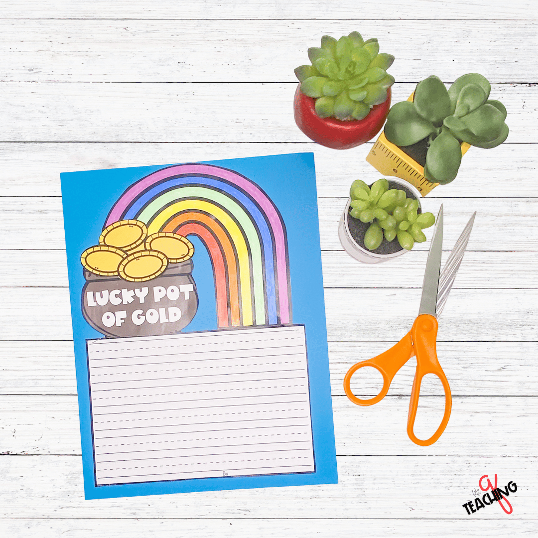 St. Patrick’s Day Writing with a Little Gold - The Teaching Q