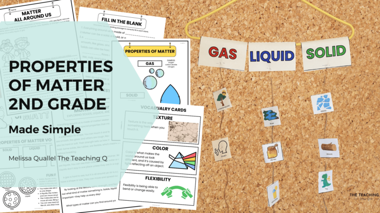 Properties of Matter 2nd Grade Made Simple - The Teaching Q