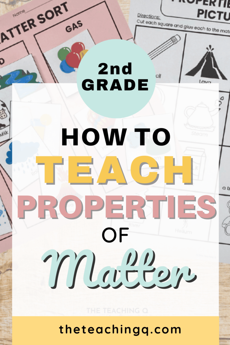 Properties of Matter 2nd Grade Made Simple - The Teaching Q