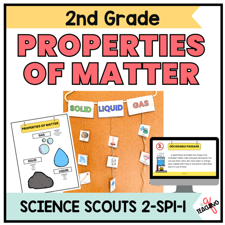 Properties of Matter 2nd Grade Made Simple - The Teaching Q