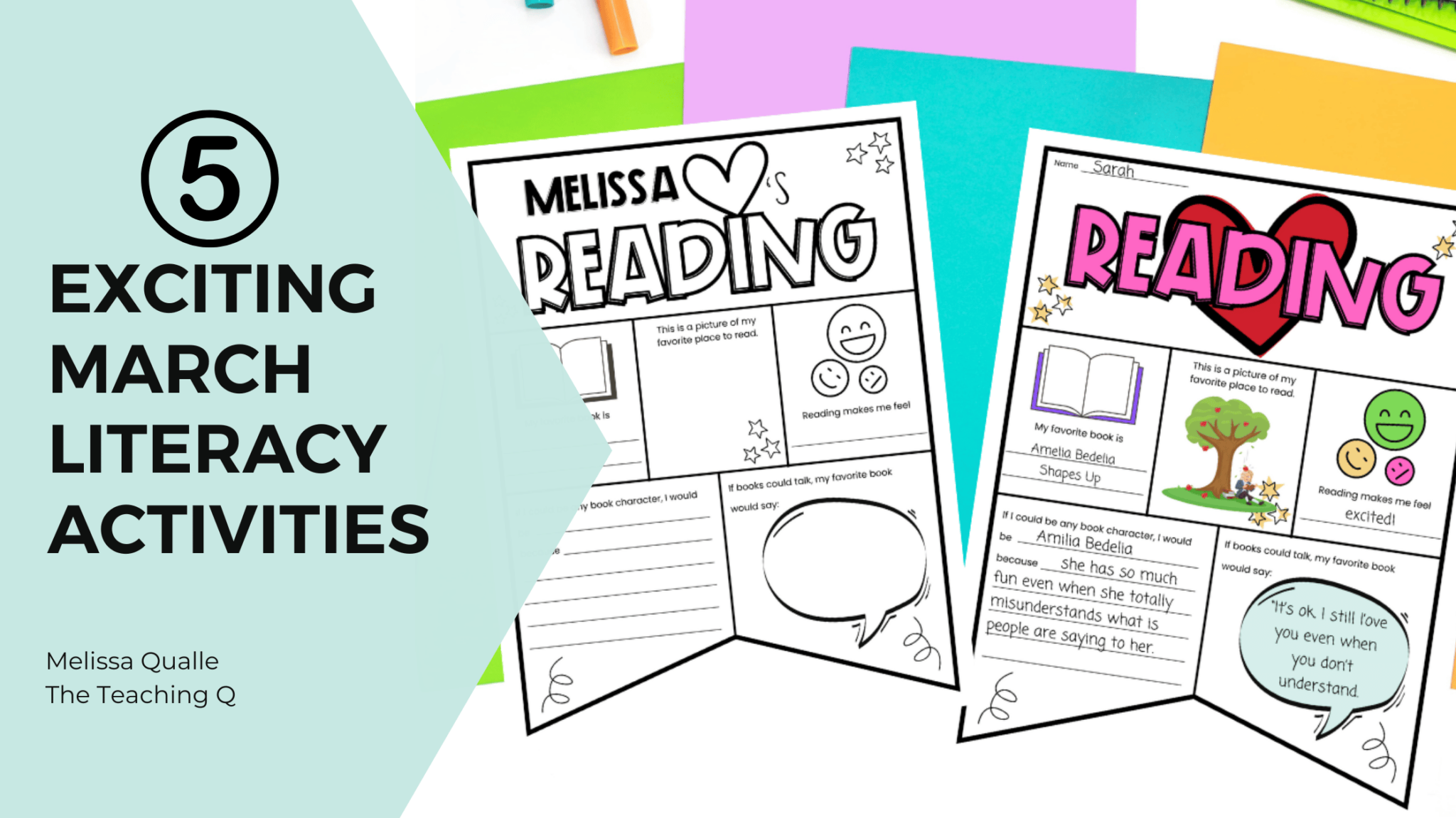 5 Exciting March Literacy Activities to Promote Reading and Writing ...