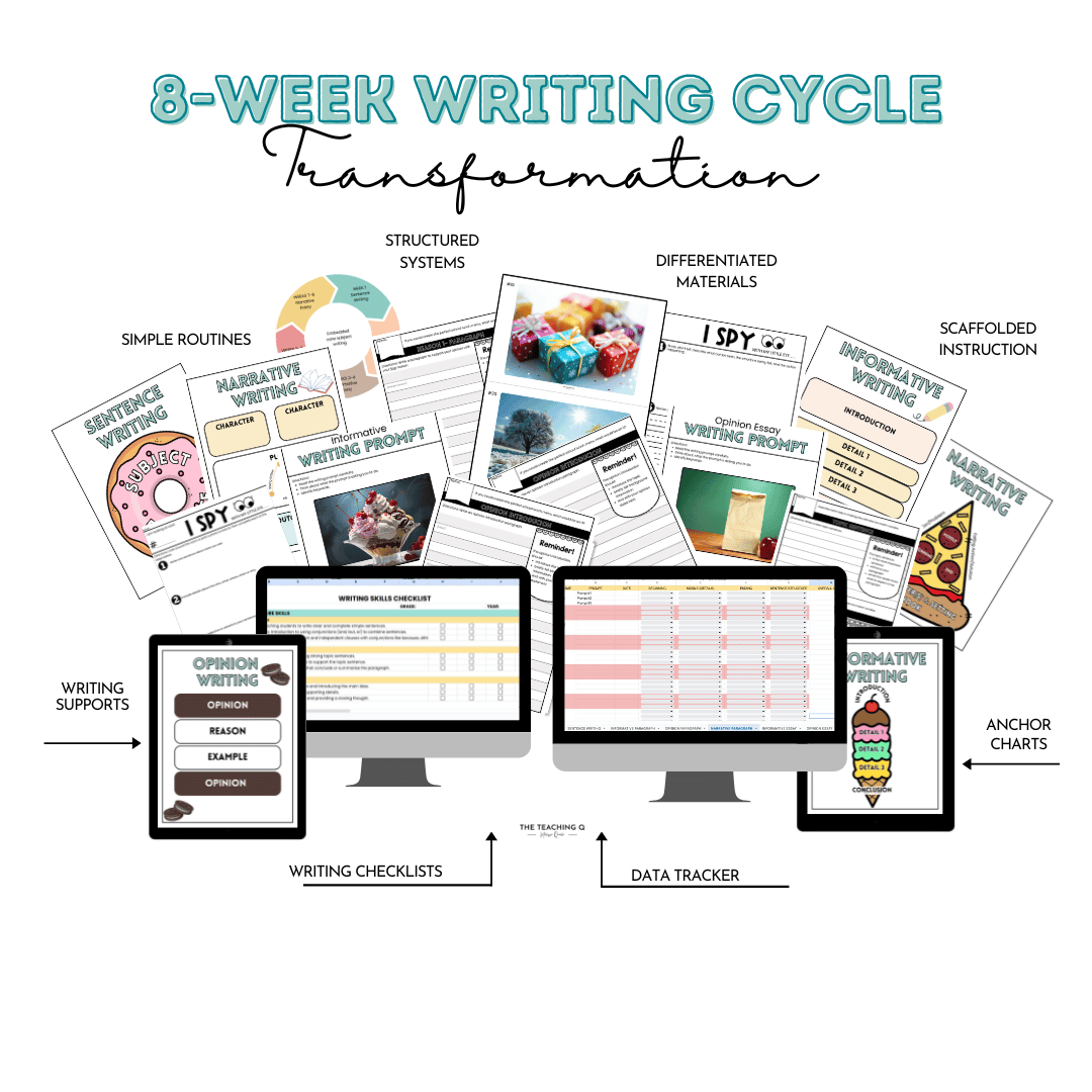 8-Week Writing Cycle - The Teaching Q