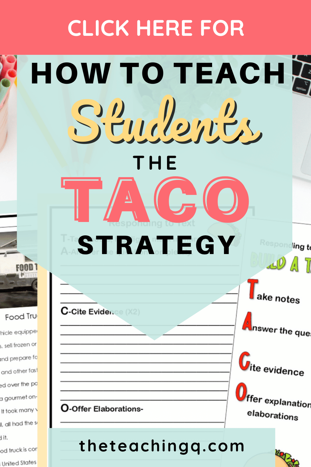 How to Teach Students the Constructed Response Strategy- TACO! - The ...