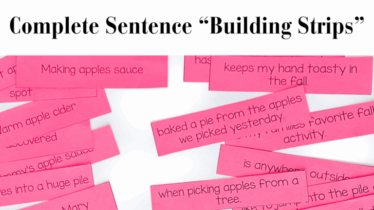 Building Strong Sentences: A Teacher's Guide to Writing Complete ...