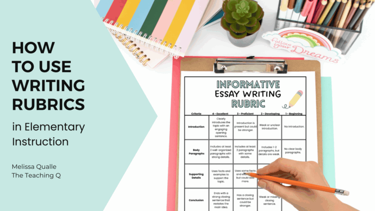 How to Use Writing Rubrics in Elementary Writing Instruction - The ...