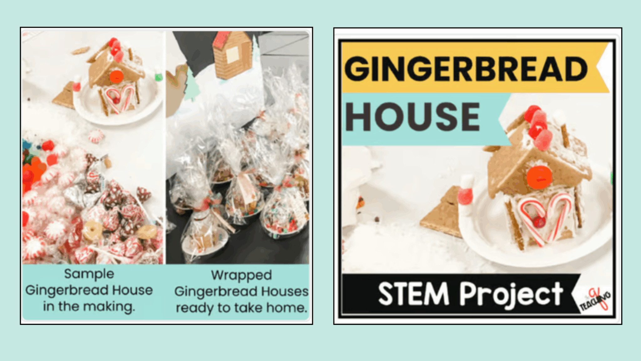December STEM Gingerbread House Challenge Students Will Love - The ...